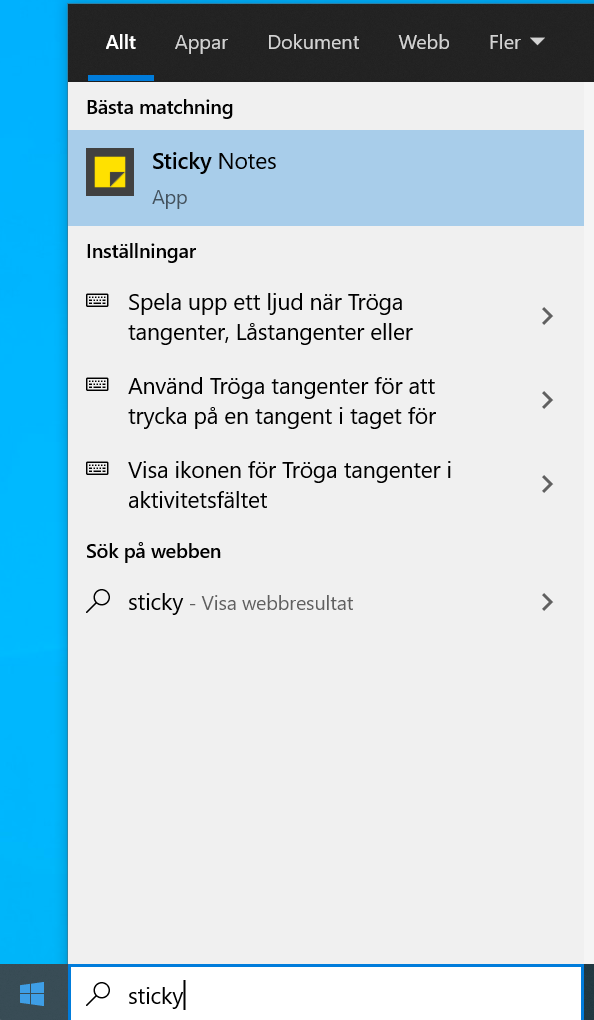 Fästisar – Dina digitala post-it-lappar - Datorsidan